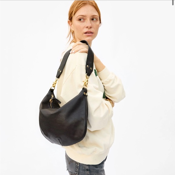 Clare V | Bags | Clare V Black Leather Shoulder Crossbody Bag | Poshmark